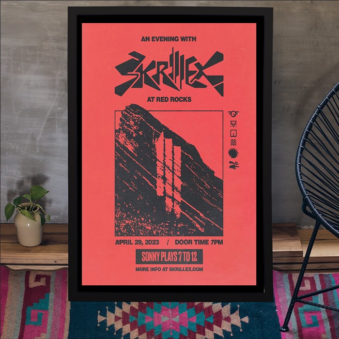 Skrillex Signed Poster