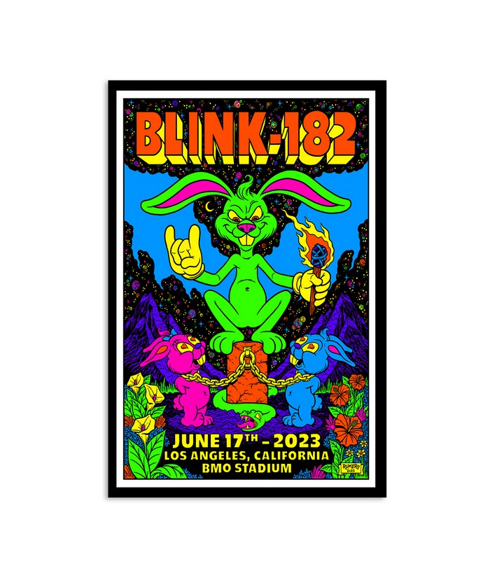 Blink 182 Poster 2022