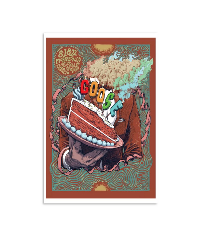 Goose Red Rocks Poster | Custom prints store | T-shirts, mugs, face ...