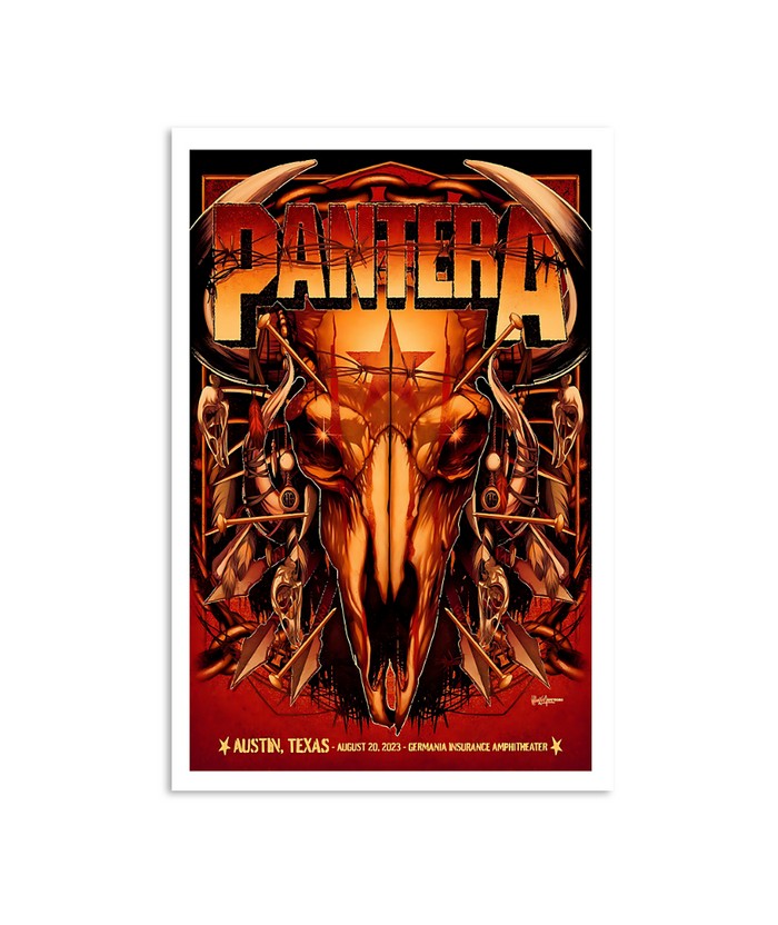 Pantera Concert Poster