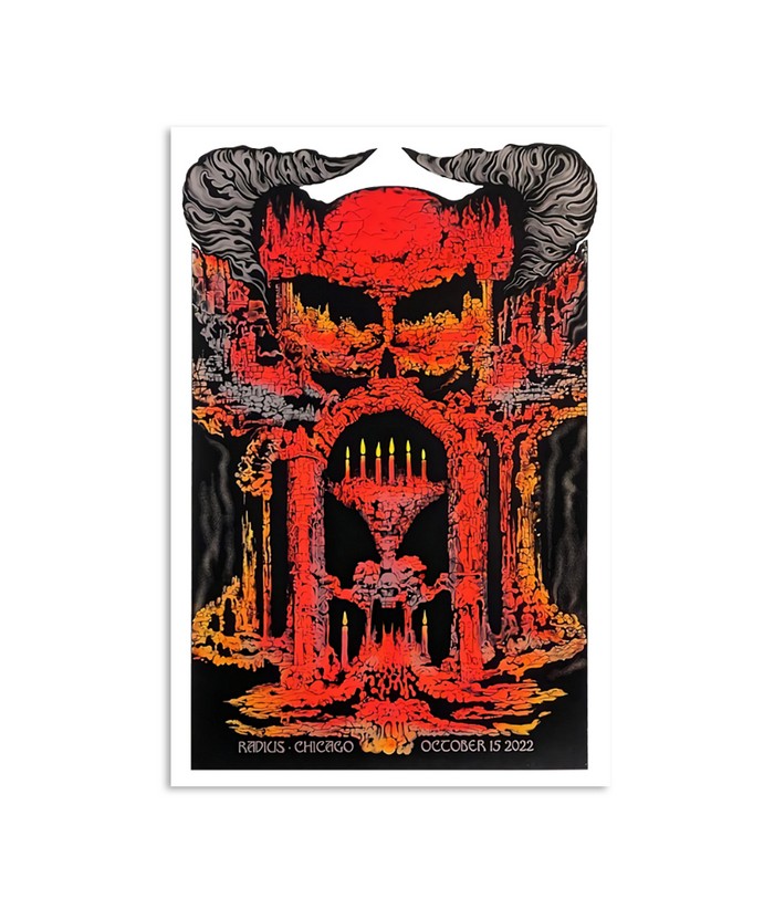 King Gizzard & The Lizard Wizard Radius Chicago October 15, 2022 Poster ...