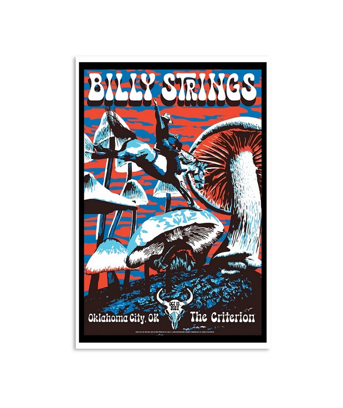 Billy Strings Oklahoma City OK 2022 Poster | Custom prints store | T ...